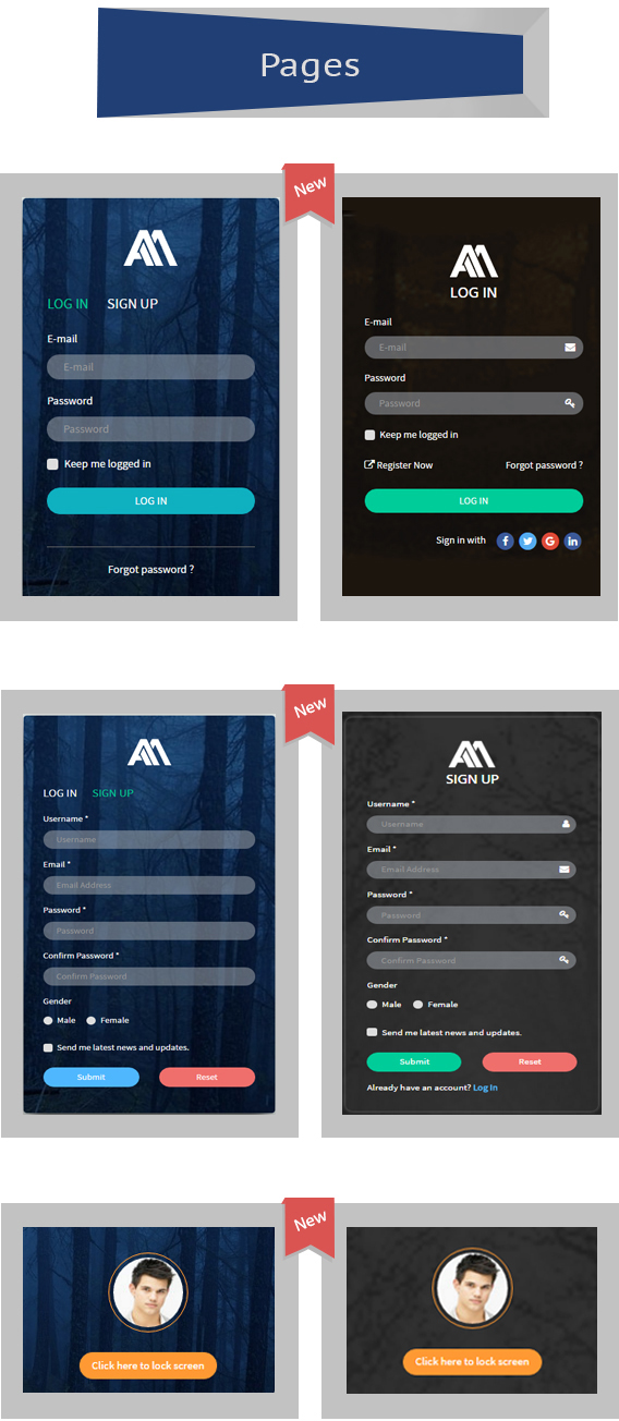 后台系统模板 精美的bootstrap 4响应式web应用程序后台管理系统模板ui 码友网